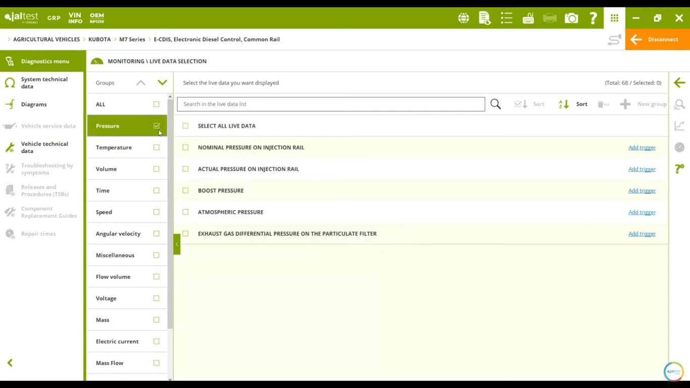 Jaltest Kubota Tractor Diagnostic Software